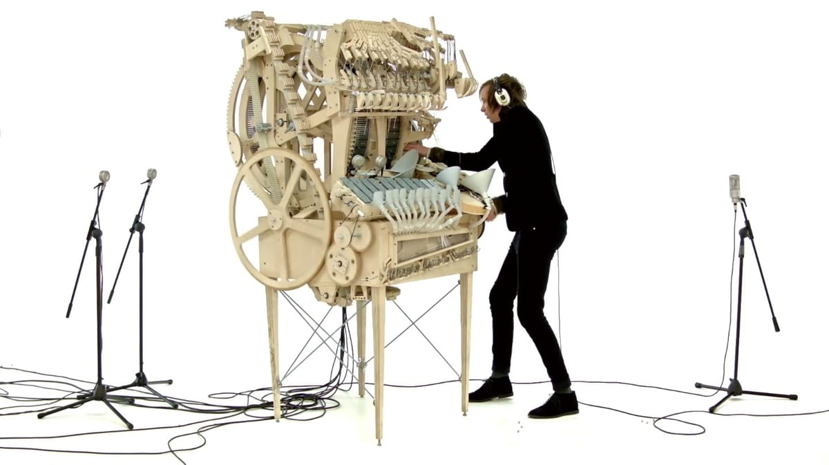Martin Molin invente un nouvel instrument de musique hallucinant