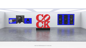 Mark Even DUMDUM [triptych], 2017 mixed media